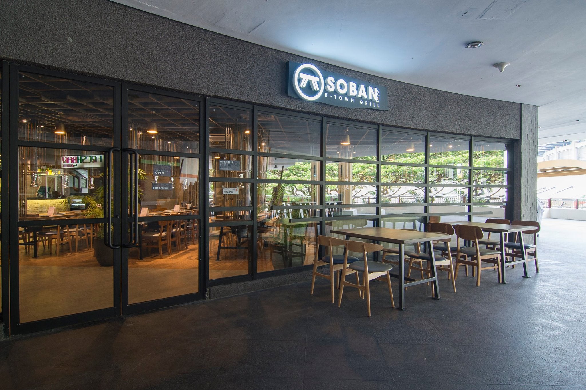 Delivery Service Area per Store Location – Soban K-Town Grill