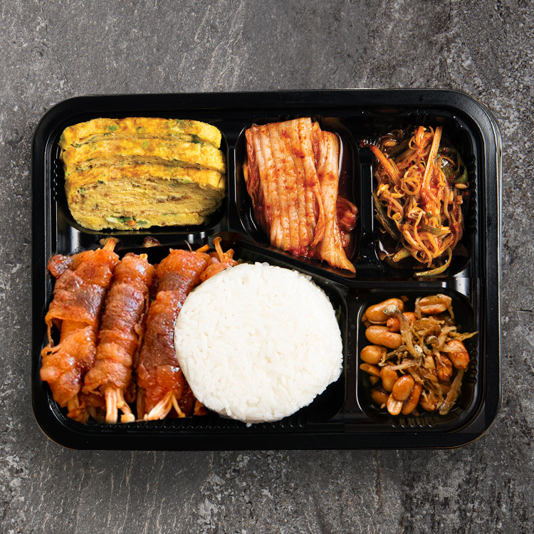 Honey Spiced Enoki Beef Rolls Dosirak – Soban K-Town Grill