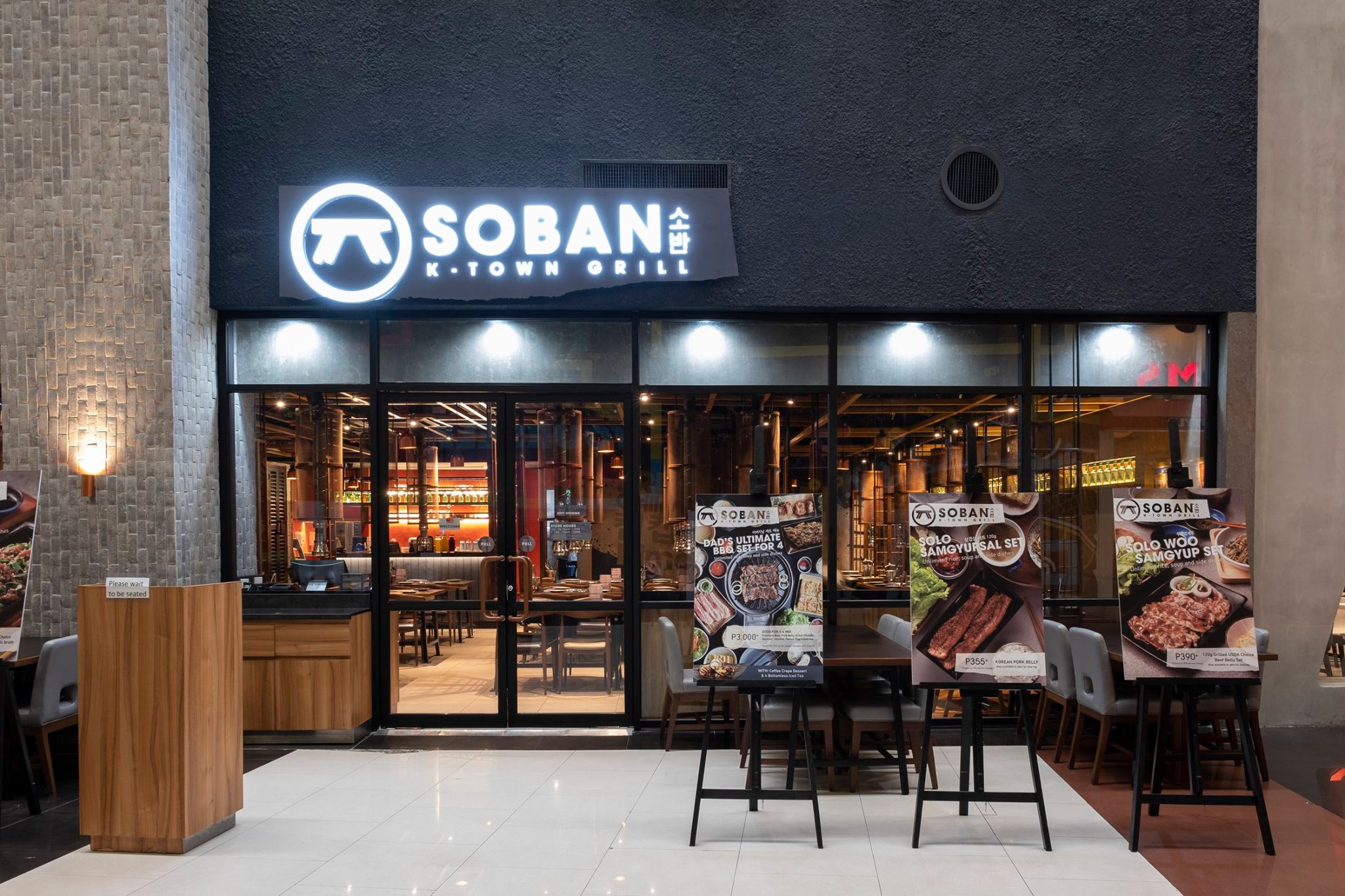 Delivery Service Area per Store Location – Soban K-Town Grill