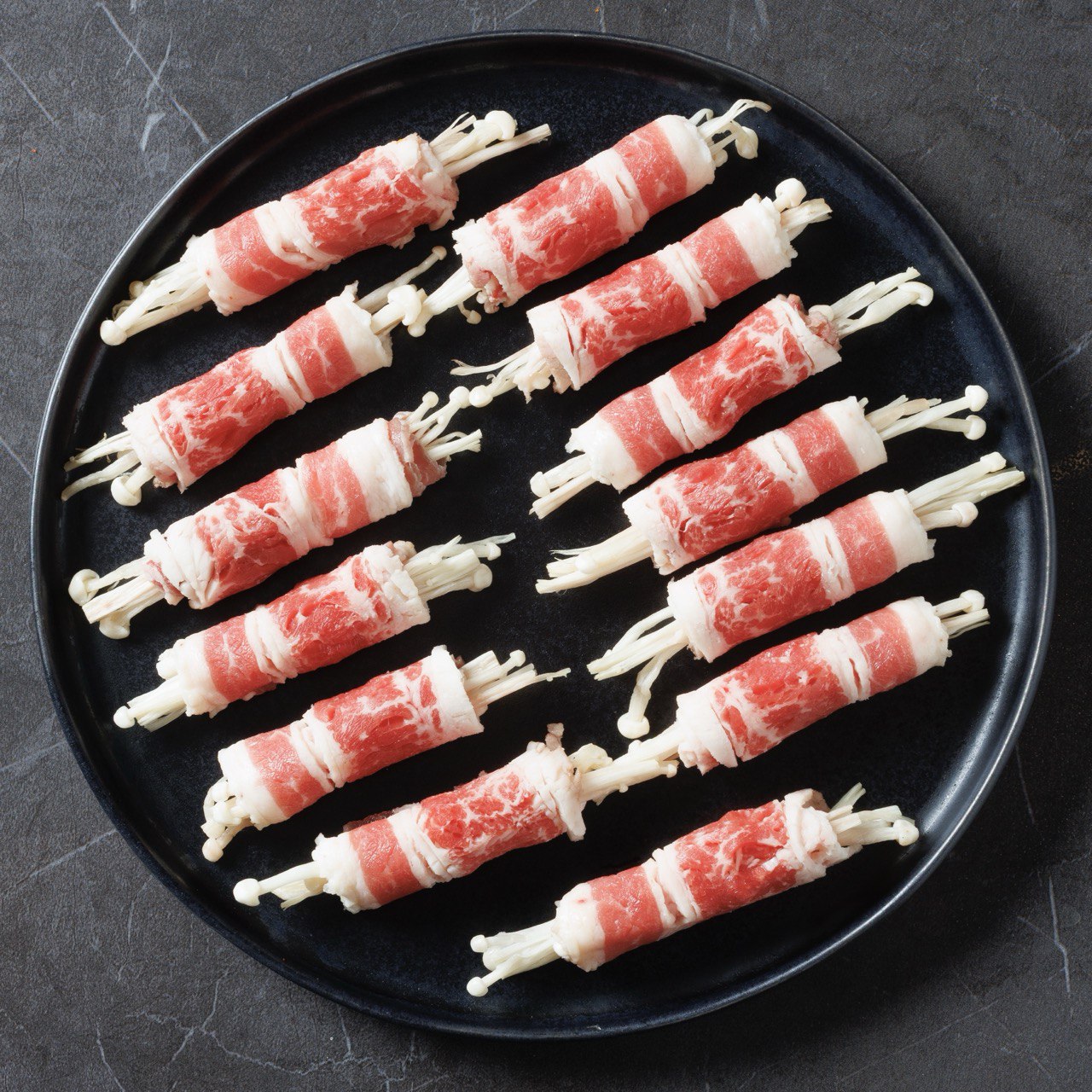 Fresh Enoki Beef Rolls (240g) – Soban K-Town Grill
