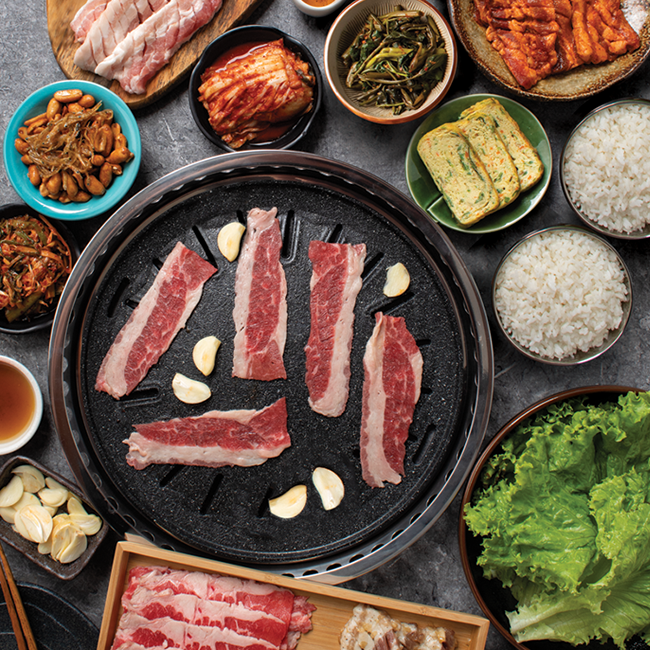 Mega Meat BBQ Set for 2 persons – Soban K-Town Grill